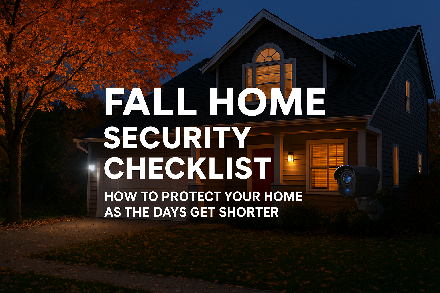 Fall Home Security Checklist: How to Protect Your Home as the Days Get ...